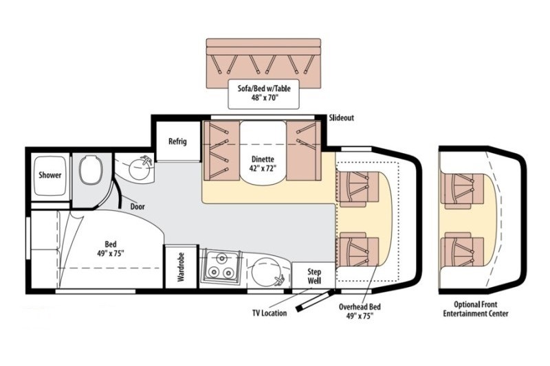 2010 Winnebago View 24J, PHOTOS, Details, Brochure, Floorplan
